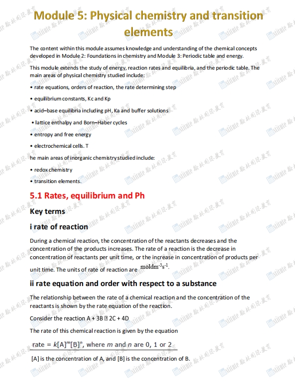 UKChO英国化学奥赛历年真题-UKChO英国化学奥林匹克竞赛官网